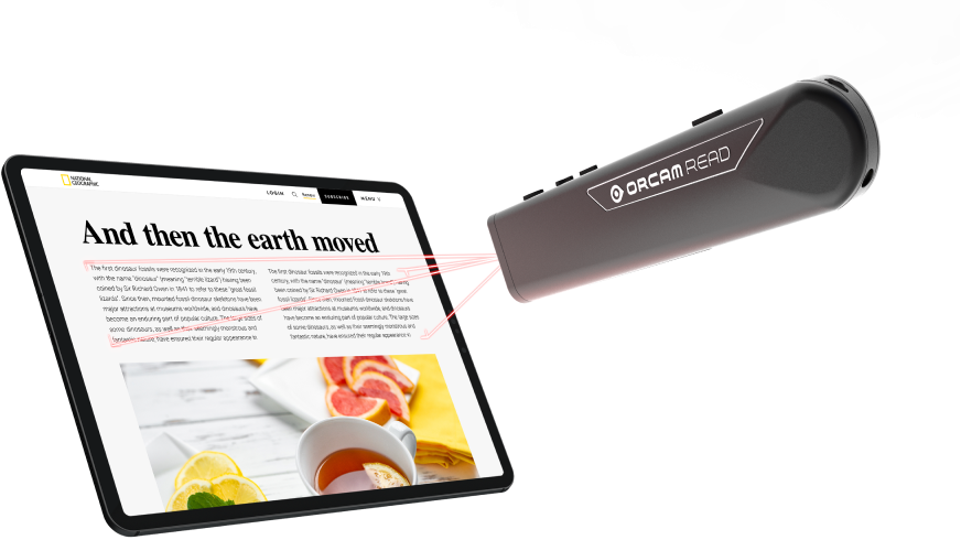 OrCam MyReader 2: dispositivo de lectura para personas ciegas